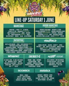 Weekend Line-up Intents Festival 2024 - Intents Festival
